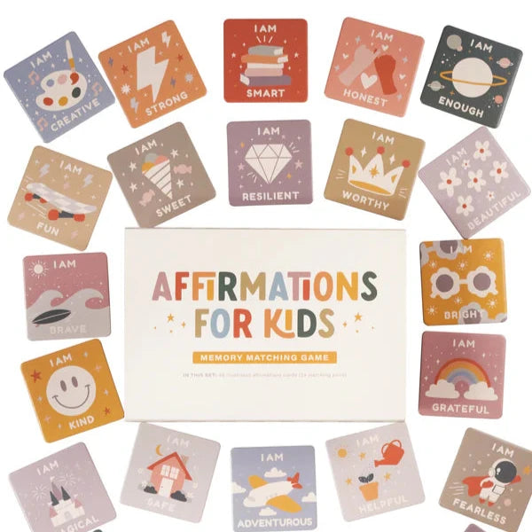 Affirmations for Kids Memory Matching Game by Cherrypick